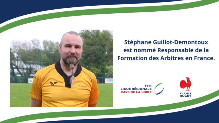 Stéphane Guillot-Demontoux, arbitre de la Ligue des Pays de la Loire, a ...