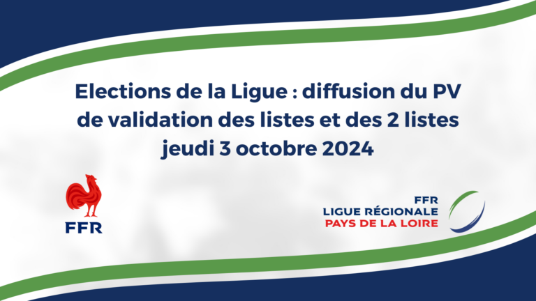 Elections de la Ligue : diffusion du PV de validation des listes et des ...
